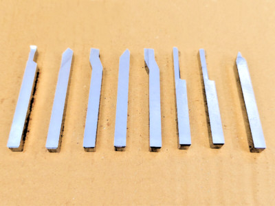 HSS Lathe 6 mm Form Tools Set Form Tools Shank Set of 8 Pieces + Free ...