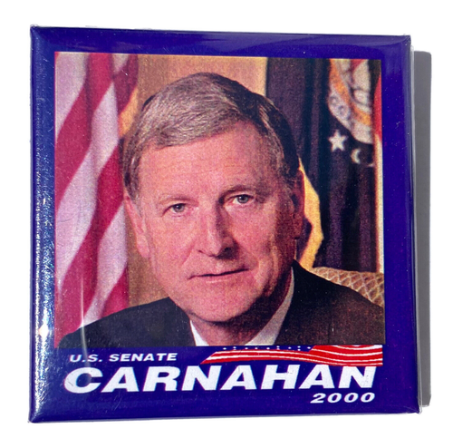 Mel Carnahan 2000 US Senate Political Campaign Pinback Button Missouri ...