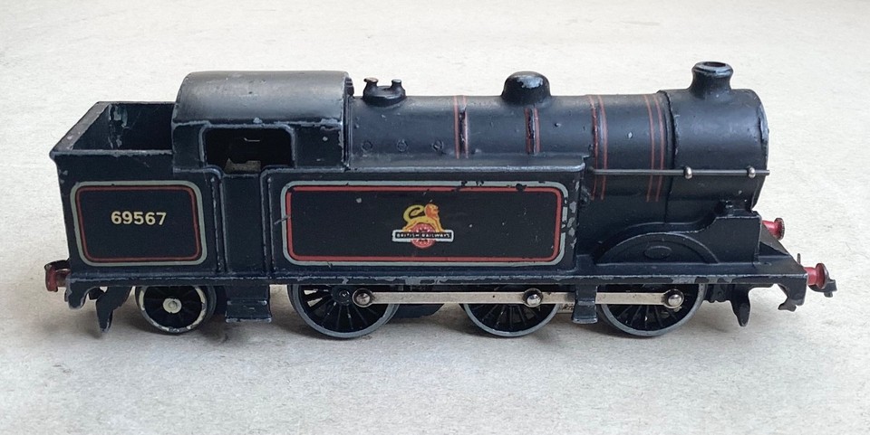 HORNBY DUBLO 3-Rail, EDL17 - BR Black 0-6-2 Class N2 TANK LOCO 69567 ...