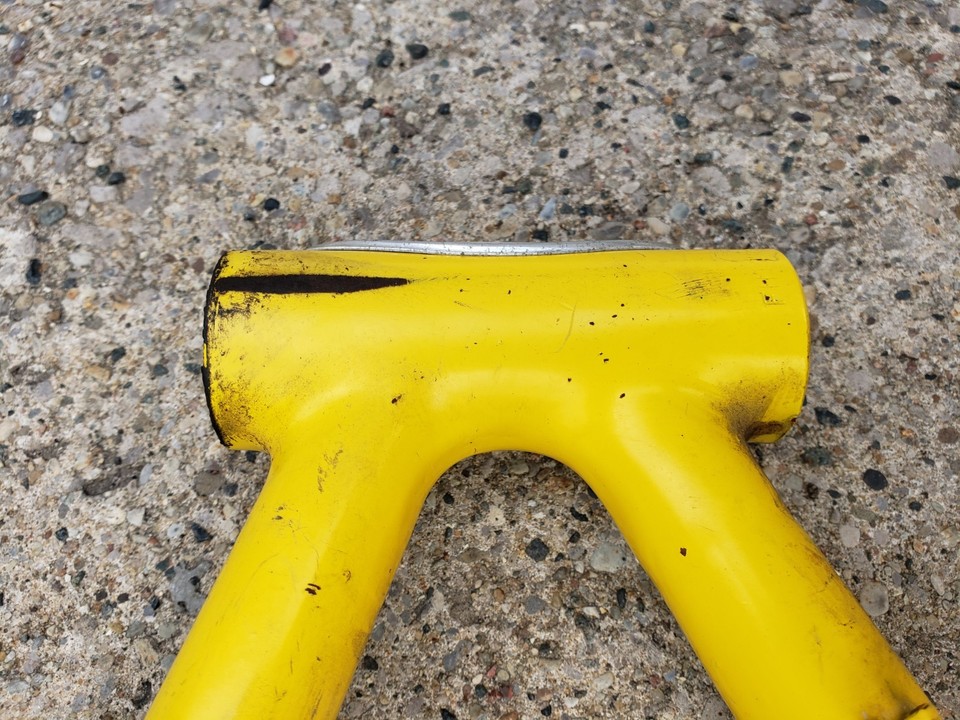 Vtg Schwinn 1972 Yellow Camelback 26" Lightweight Frame Klunker Gravel ...