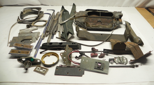 VINTAGE 1960's 1970's AMC PARTS LOT W/ VARIOUS INTERIOR EXTERIOR PARTS ...