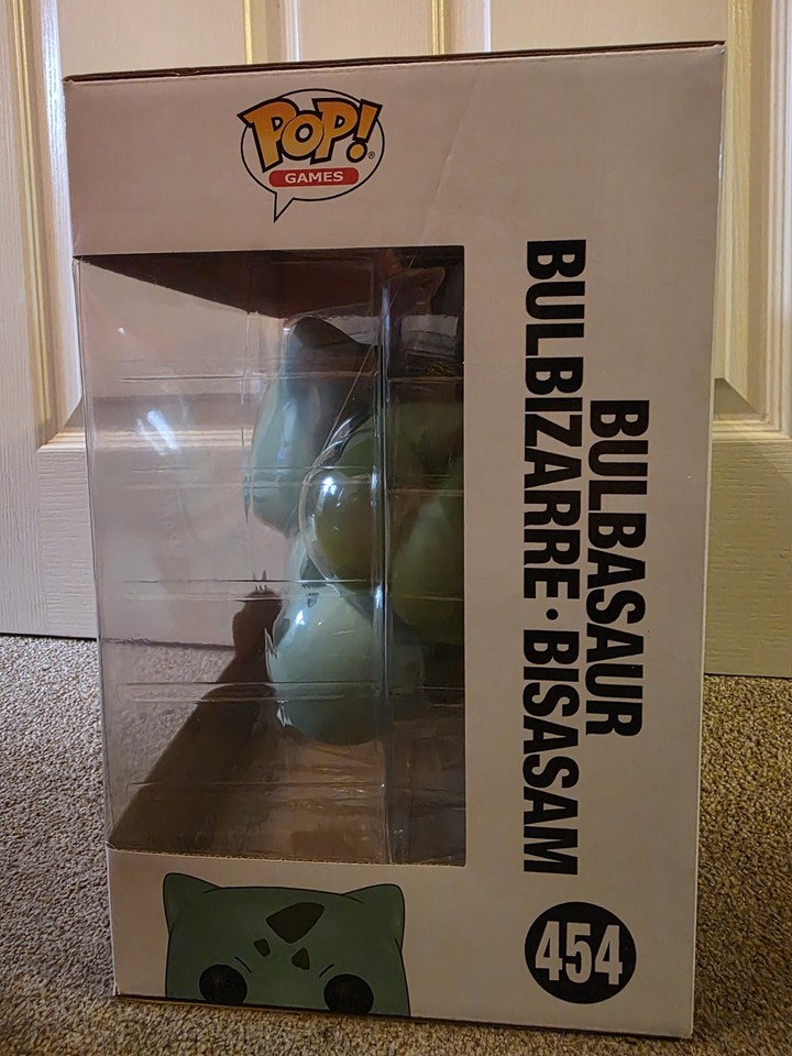 Funko Pop! Games Pokemon Jumbo Bulbasaur #454 Vinyl Figure | eBay UK