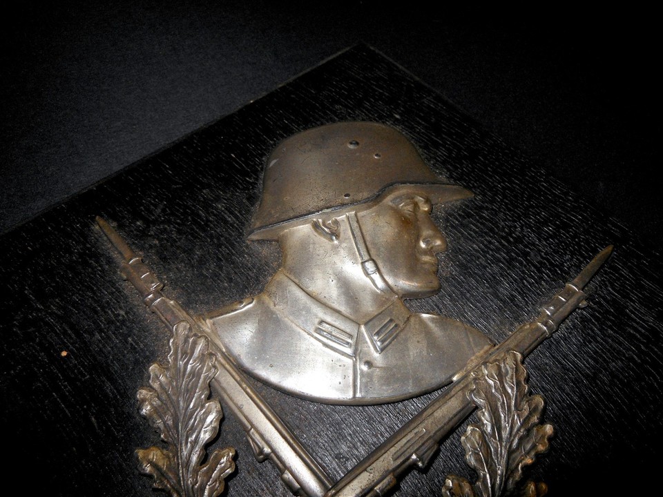WW2 German Wehrmacht - SOLDIER PROFILE AWARD PLAQUE - VERY NICE! | eBay