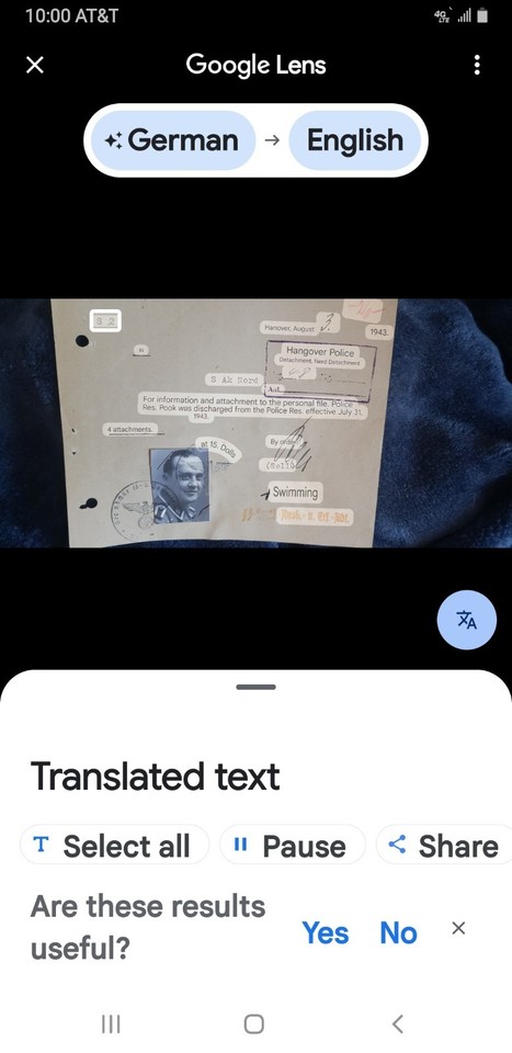 NAZI SS Germany WWII WW2 Original Papers Criminal Psychiatric Police ...