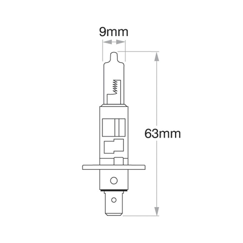 Genuine Philips H1 24 Volt 70 Watt Truck Headlight & Foglight Globe ...