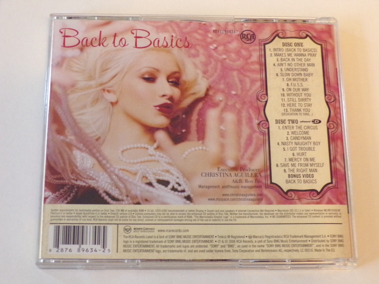 Christina Aguilera ‎– Back To Basics [2CD] 2006 828768963425 | eBay