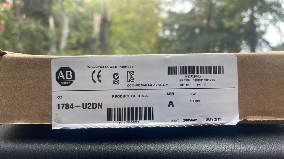 AB 1784-U2DN Allen-Bradley 1784-U2DN USB-to-DeviceNet Adapter with ...