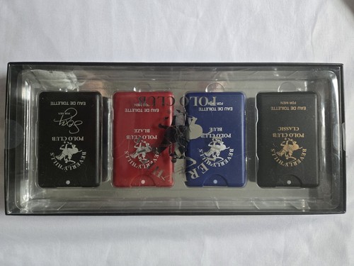 Beverly Hills Polo Club 4 Pc Pocket Size Collection Cologne Gift Set 0 ...