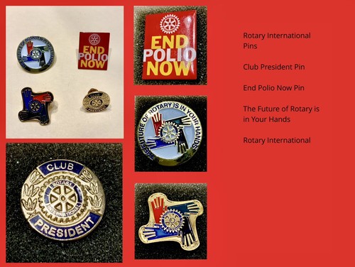 Rotary International Pins - Club President Pin plus (3) more Beautiful ...
