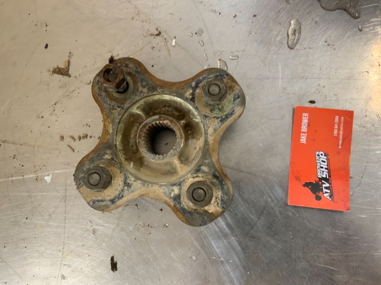 2006 Yamaha Grizzly 660 Rear Wheel Hub 5KM-25311-10-00 | eBay