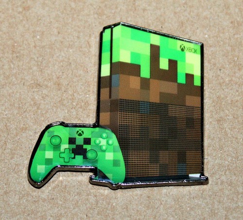 Minecraft Xbox One Console Controller design Pin Gamescom 2017 Limited ...