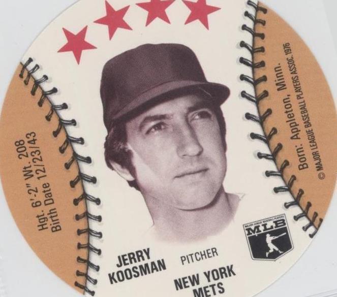 1976 MSA Discs - Jerry Koosman Isaly's/Sweet William for sale online | eBay