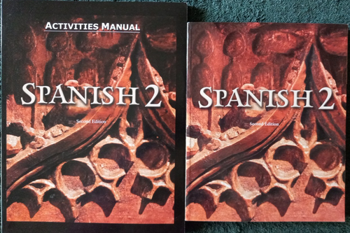 BJU Bob Jones Spanish 2 Student Text and Activities Manual 2nd edition ...