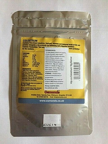 OSMONDS ALPACA & LLAMA COLOSTRUM 10g SACHET PACK OF 6 | eBay
