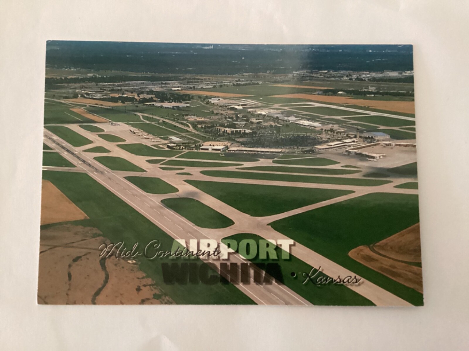 Mid Continent Airport Wichita Kansas Aerial View Unposted Postcard | eBay