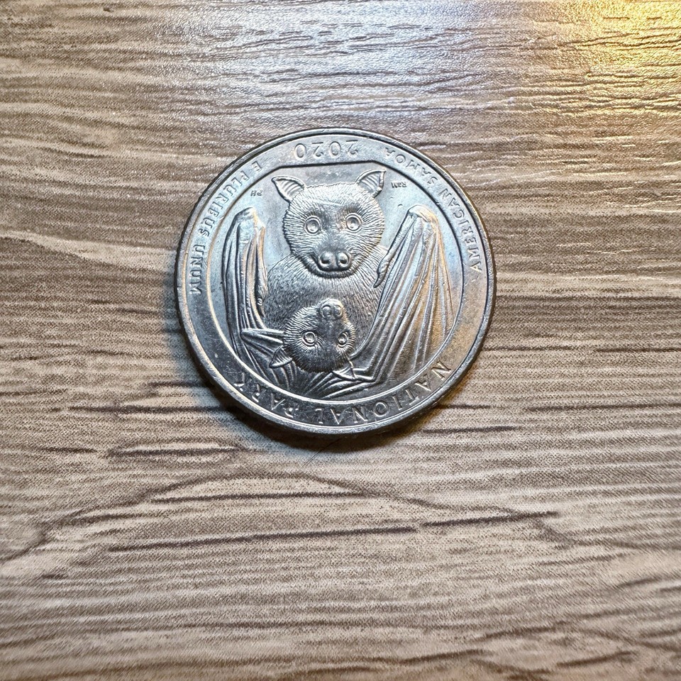 rare us coins bat somoa 2020 national park collectors | eBay