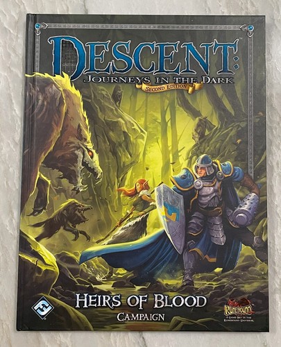 Descent 2nd Ed. Journeys in the Dark Heirs of Blood Campaign Book ...