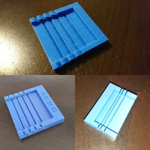Mini 4WD brake sponge cut jig 3-point blue | eBay