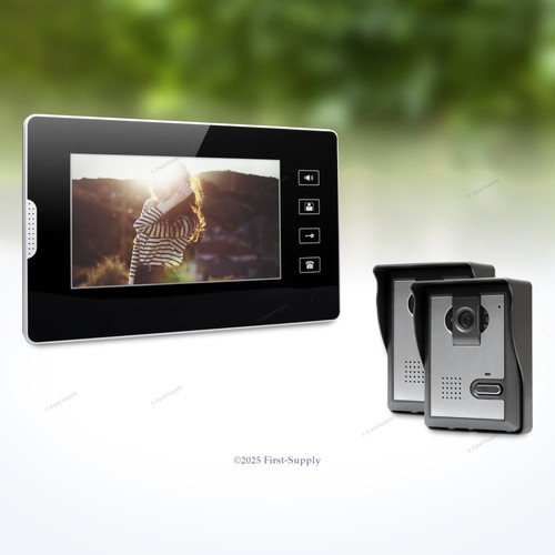 7" Wired Video Door Entry Call System with Touch Panel Monitor for Home Security | eBay