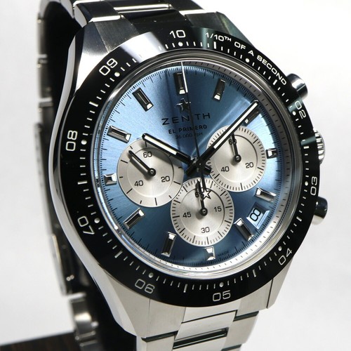 ZENITH Chronomaster Sport Yoshida Special Limited Edition Ice Blue ...