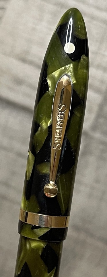 Sheaffer Oversize Balance in Marine Green Lever Filled - 14k Nib (*) | eBay