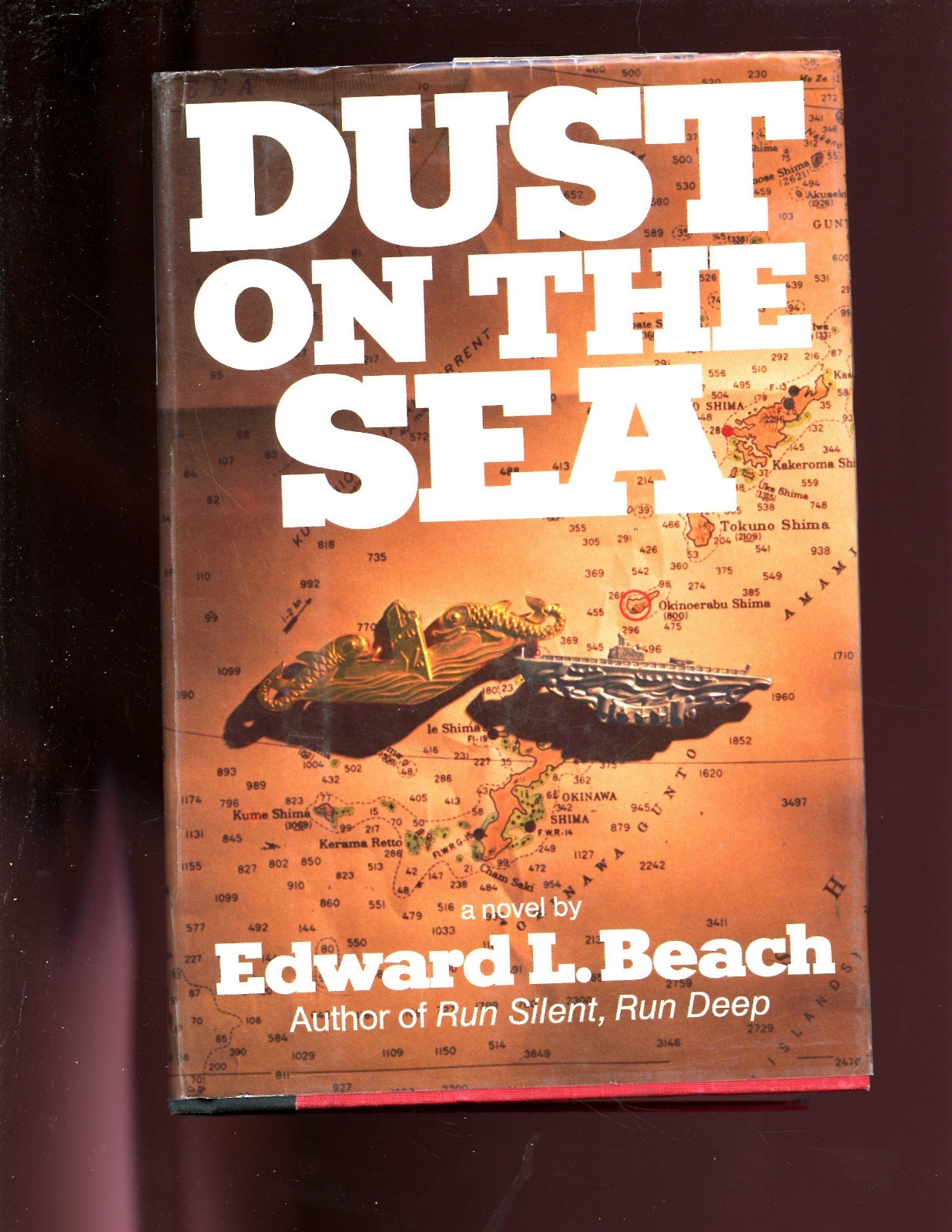 DUST ON THE SEA., Ed Beach, - USN subs in WW2) HBdj 1st VG | eBay