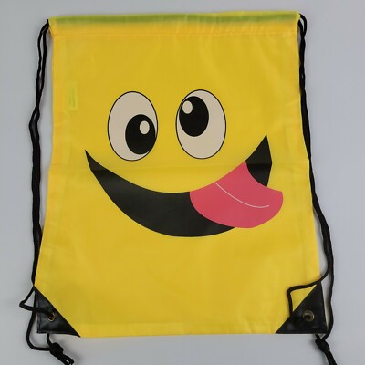 Emoji Bag for Kids Boys and Girls Halloween Drawstring Backpack for ...