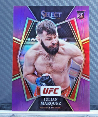 Julian Marquez 2022 Select UFC PURPLE PRIZM SP /60 PREMIER RC #170 | eBay
