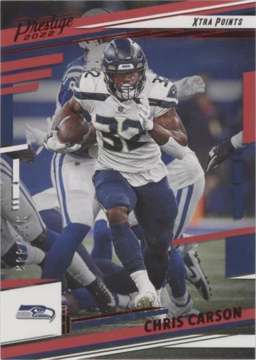 2022 Panini Prestige - Chris Carson #256 Xtra Points Red /449 for sale ...