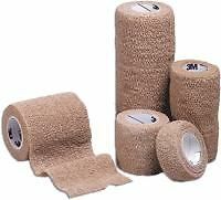 (18 Rolls) 3M Coban LF Sterile Latex Self-Adherent Wrap 4" yds. 2084S ...