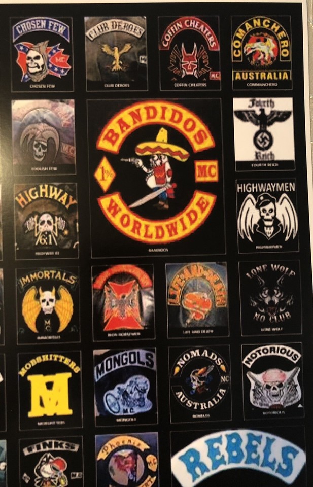 Australia Outlaw Motorcycle Gangs Poster. Bandidos, Outlaws,Rebels | eBay