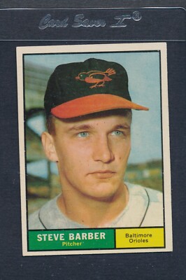 1961 Topps #125 Steve Barber Orioles EX/MT *8611 | eBay