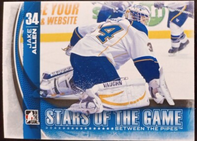 2013 - 2014 ITG Between The Pipes Jake Allen Stars Of The Game #8 ...