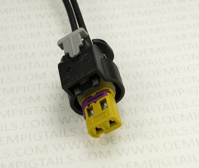 OEM 2 Pin Flat Connector Pigtail Plug For VW Volkswagen 4F0973702A ...