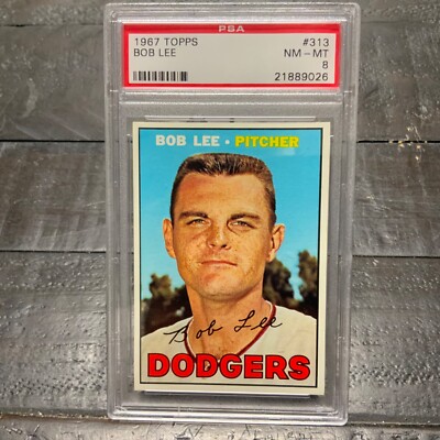 1967 Topps Bob Lee #313 *Dodgers* PSA 8 NM-MT | eBay