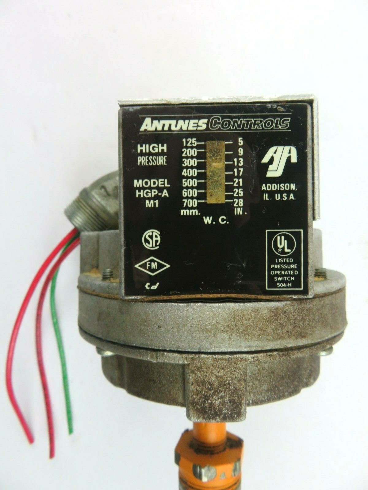 Antunes Controls High Pressure Switch Hgp-a M1 HGPAM1 for sale online | eBay