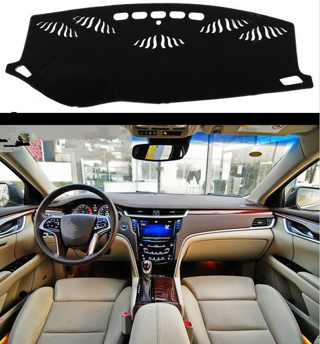 For Cadillac XTS Black Dashmat Dashboard Mat Dash Cover Sun Visor Pad ...