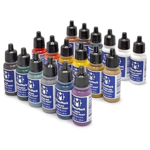 Basic Color Model Paint Set - Versatile Paint Set for Models ...