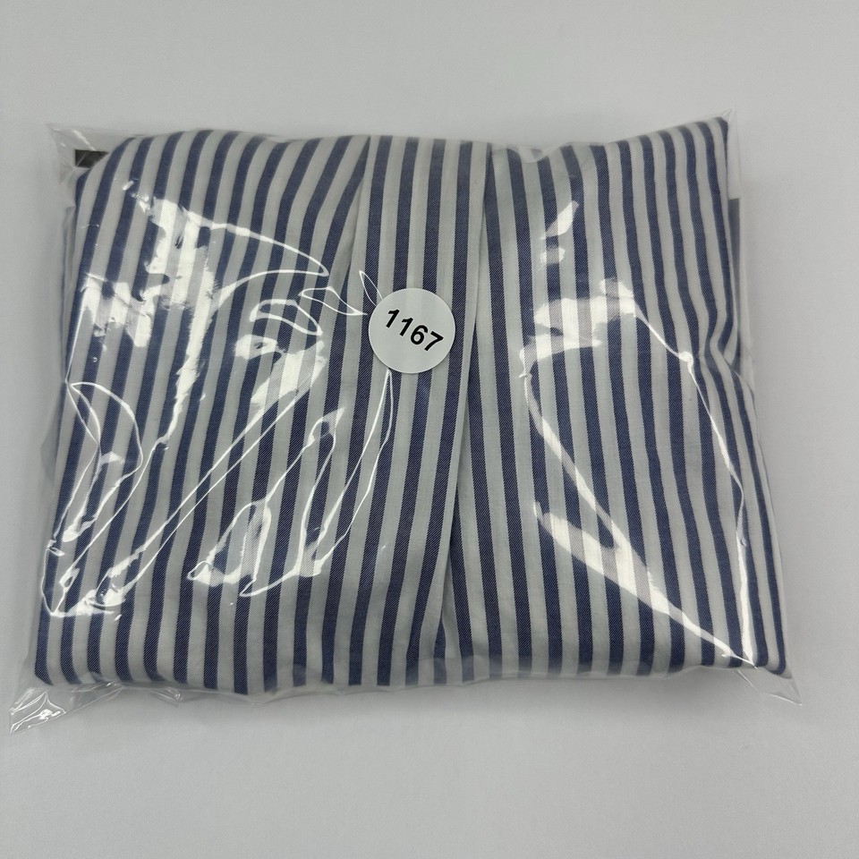 Everlane Women’s Mariner Blue Must-Have Cotton Silky Button Front Shirt ...