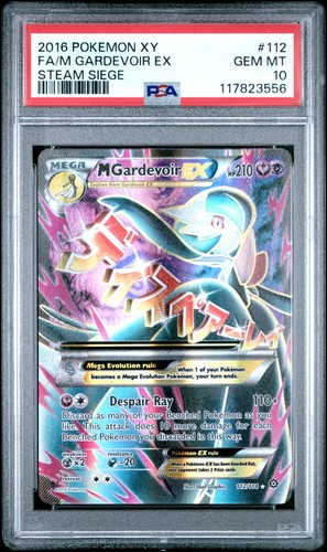 2016 POKEMON XY STEAM SIEGE #112 FULL ART/M GARDEVOIR EX PSA 10 | eBay