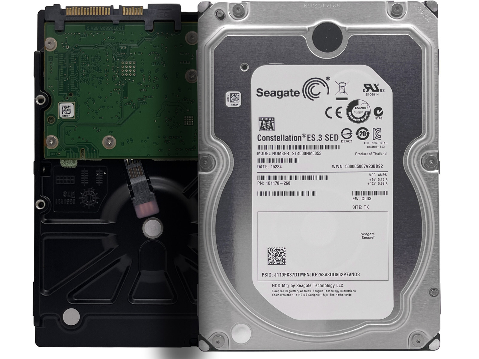 Seagate Constellation ES.3 Enterprise 4TB,Internal,7200 RPM,3.5 inch ...