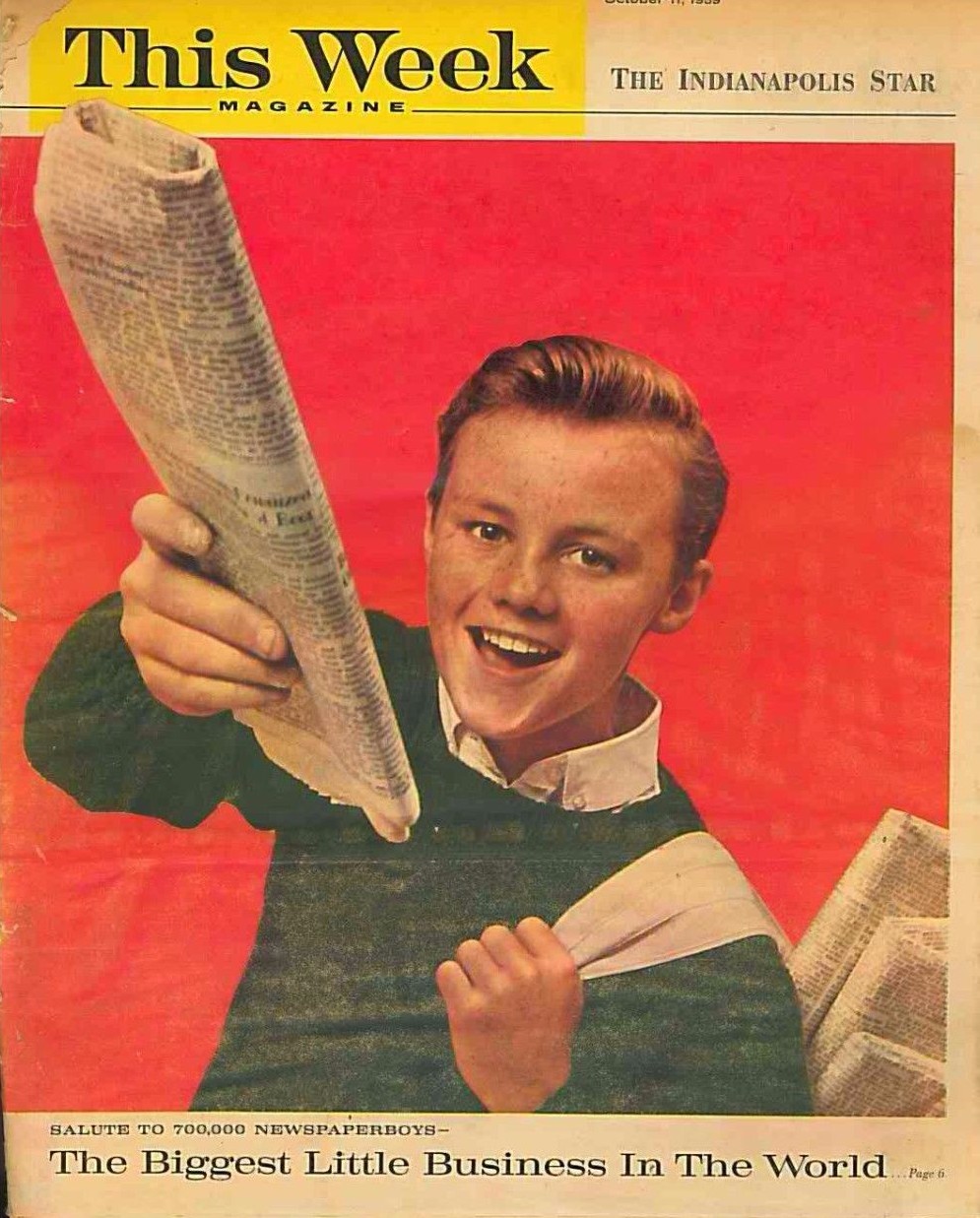 This Week Magazine October 11 1959 Dodge Dart Mark Twain Adam Loved Eve ...