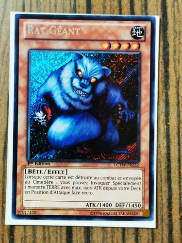 Carte Yu-Gi-Oh - Rat Géant - LCYW-FR232 - Secret rare - VF | eBay