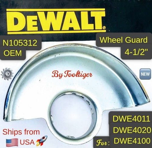 DEWALT N105312 OEM 4-1/2" One-Touch Wheel Guard for DWE4012 / 11 ...