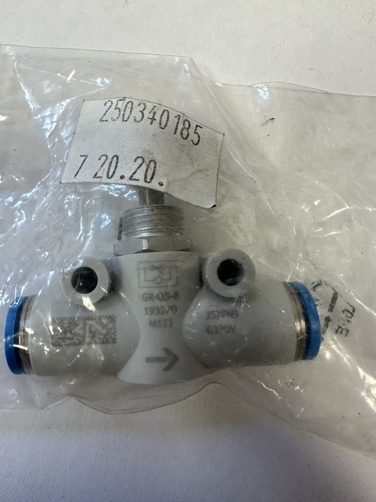 Festo Válvula De Control GE-QS-8 193970 | eBay