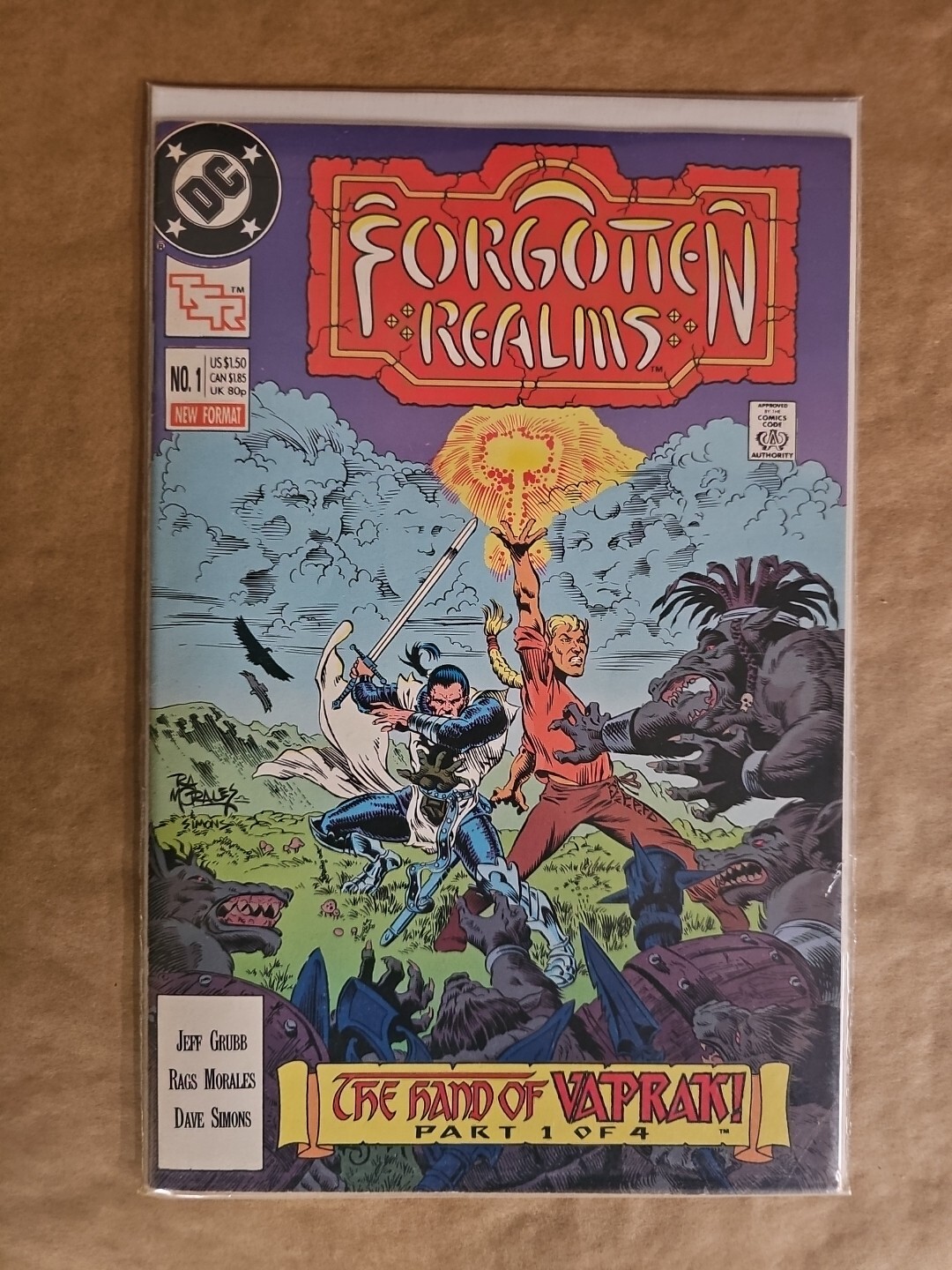 Forgotten Realms #1 The Hand Of Vaprak Part 1 Of 4 1989 DC Comics | eBay