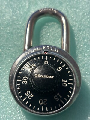 2 Master 3 DIGIT COMBINATION DIAL PAD LOCK~BLACK | eBay