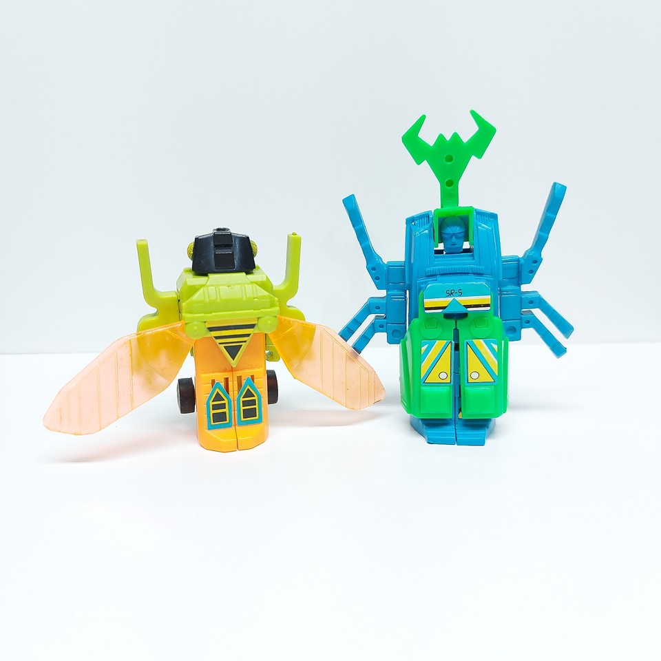 1984 BUG BOTS LOT GALACTIC CREEPER BEETLE VINTAGE BUDDY L KO G1 ...