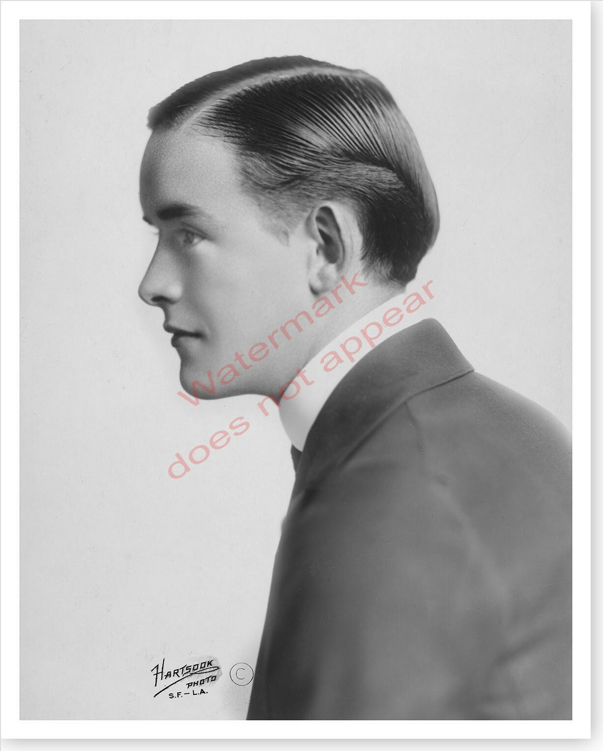 Robert Harron Tragic Silent Movie Actor Hartsook Silver Halide Photo | eBay