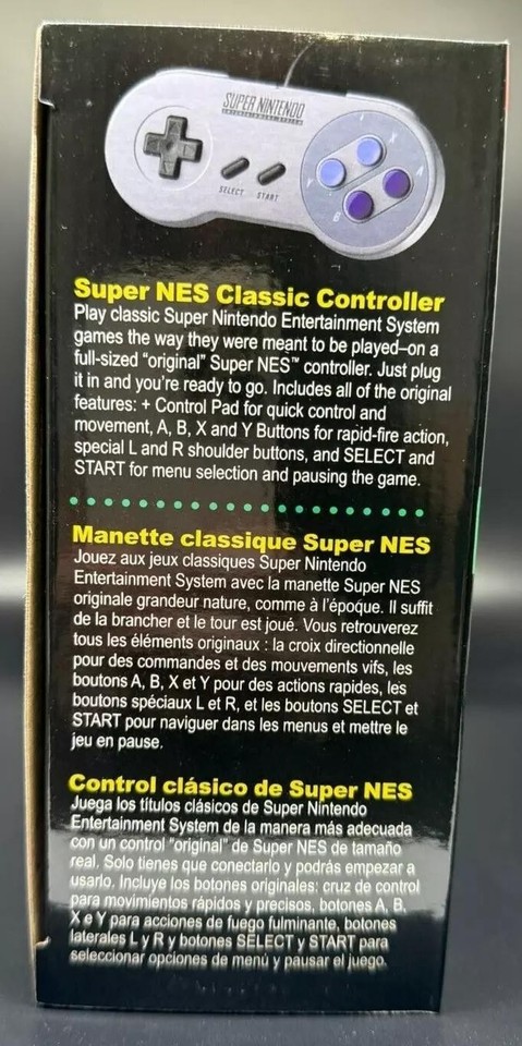 Super Nintendo Classic Mini Entertainment System SNES Included 21 Games ...